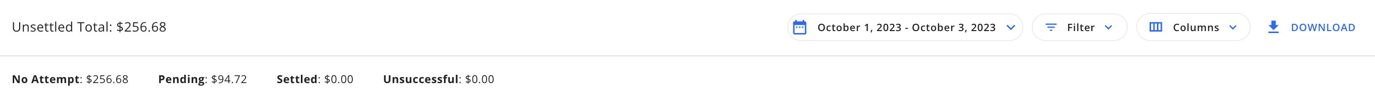 Learn about the Unsettled Balance Report – Dealerware