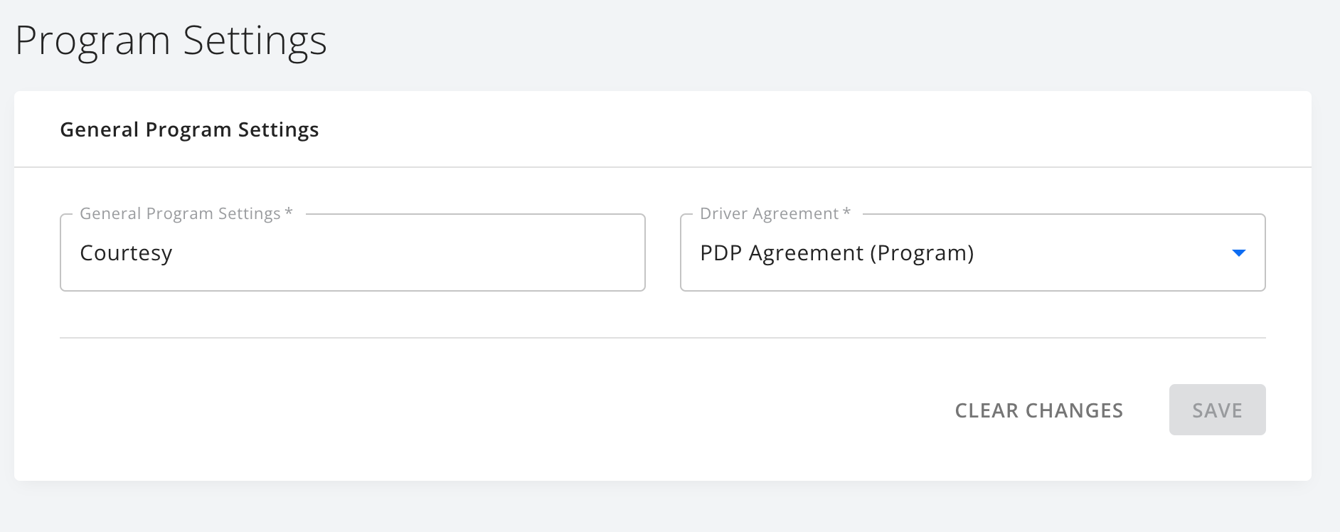 Manage Programs – Dealerware