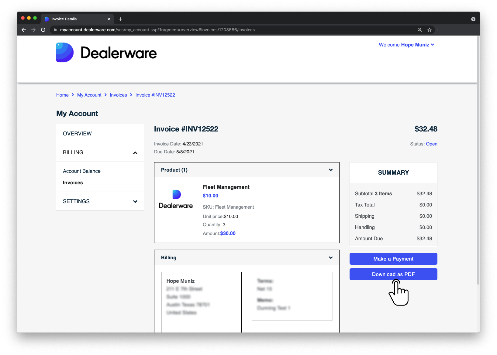 View and Download Your Dealership's Dealerware Invoices – Dealerware