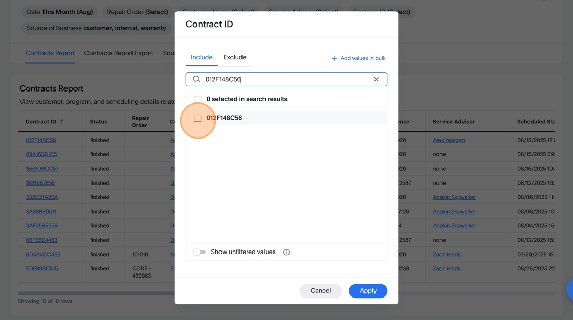 How to Search Reports – Dealerware
