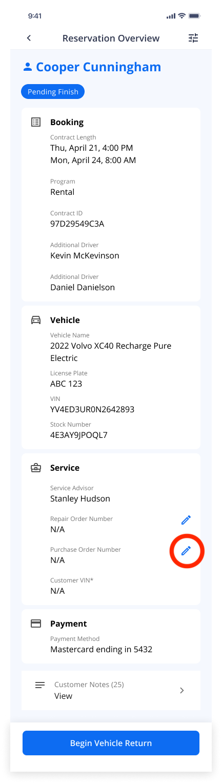 Add a Purchase Order to Contracts – Dealerware